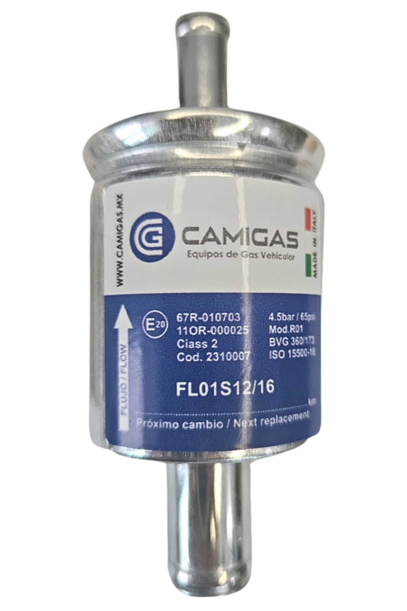 Filtro gas vapor 12/16 – CAMIGAS